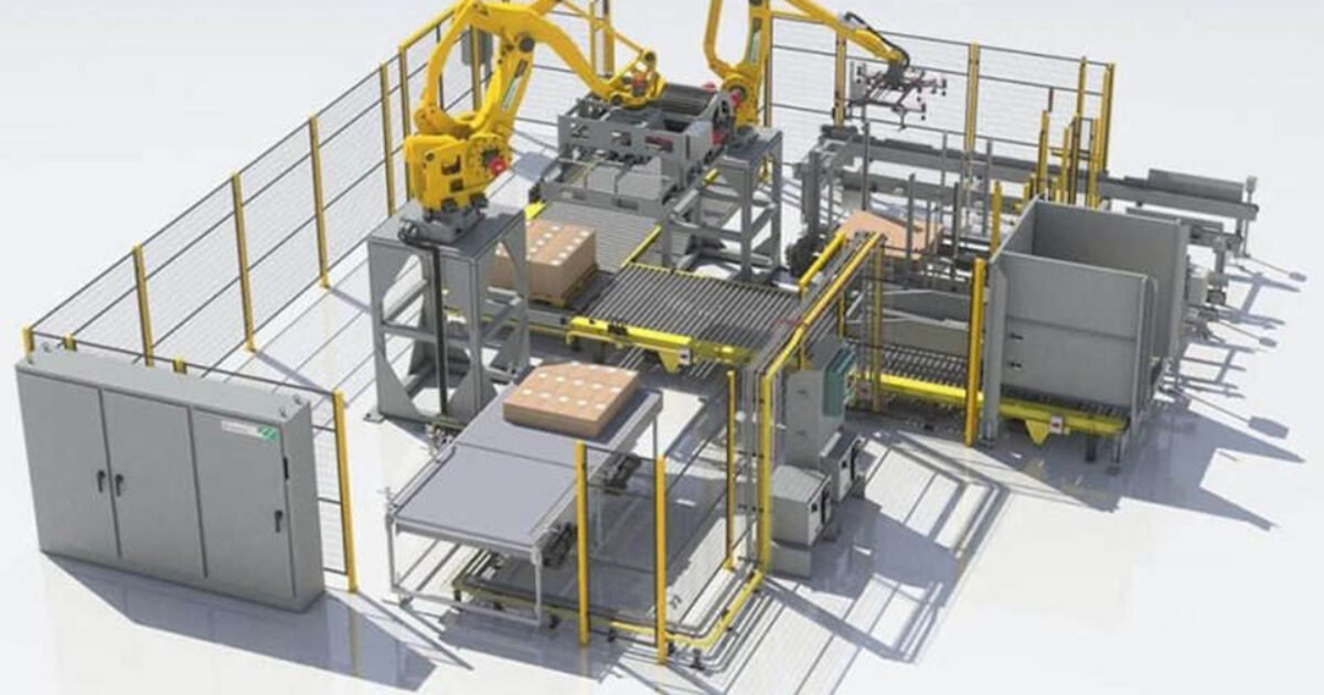 MP1000 Bulk Robotic Palletizer | Brenton Engineering | Brenton